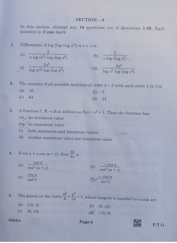 CBSE CLASS 12 MATHS TERM 1 EXAM QUESTION PAPER GKR s Institute CBSE CLASS 12 MATHS TERM 1 EXAM QUESTION PAPER GKR s Institute