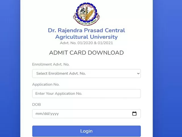 RPCAU Admit Card 2021 for LDC and JAC Out @rpcau.ac.in, Download Link Here