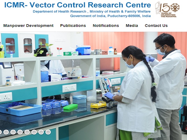ICMR VCRC Recruitment 2021 for Project Technician posts @main.icmr.nic ...