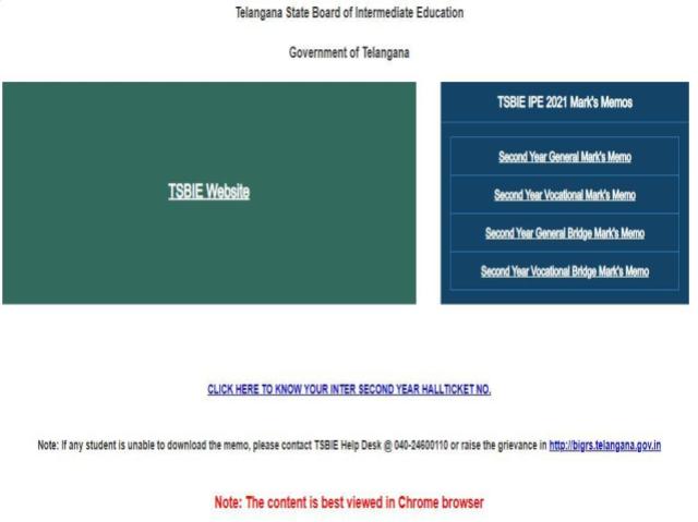 TS Inter Results 2021: Marks memo released at tsbie.cgg.gov.in, Raise ...