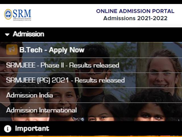 SRMJEEE Phase 2 Result 2021 Declared, Check SRM Entrance Exam Results ...