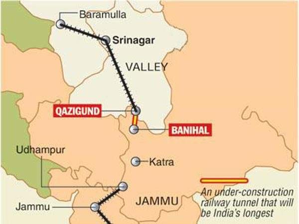 Banihal-Qazigund Tunnel: All weather tunnel in Kashmir to be ...