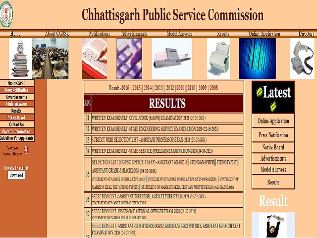 CGPSC Civil Judge Mains 2020 Result Released, Download Civil Judge ... CGPSC Civil Judge Mains 2020 Result Released, Download Civil Judge ...