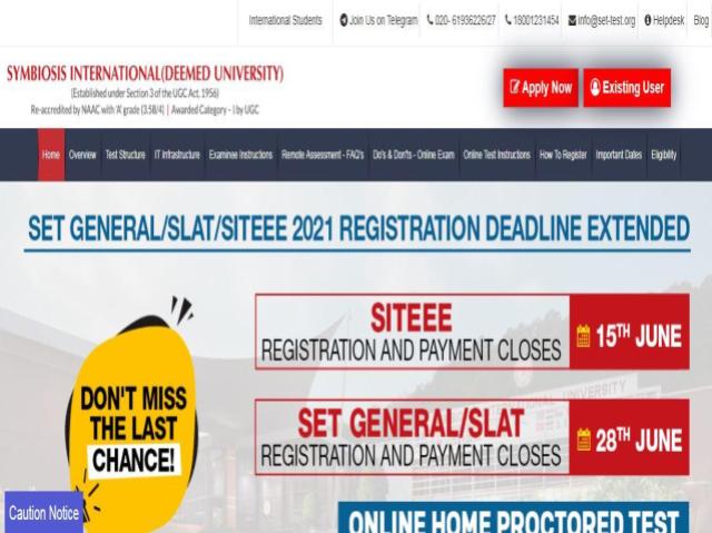 SLAT 2021 Application dates extended to June 28, Check revised exam ...