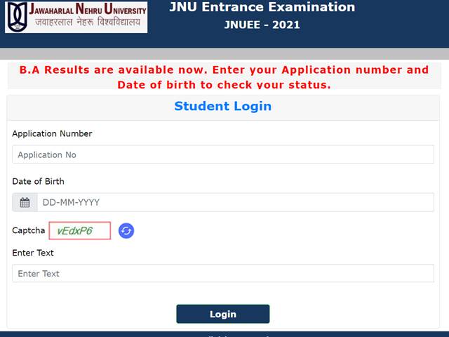JNUEE Result 2021(OUT): JNU Entrance Exam Results Declared for UG ...