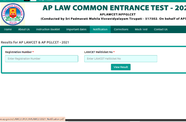 AP LAWCET Result 2021 Declared, Get Direct Link To Download Rank Card ...