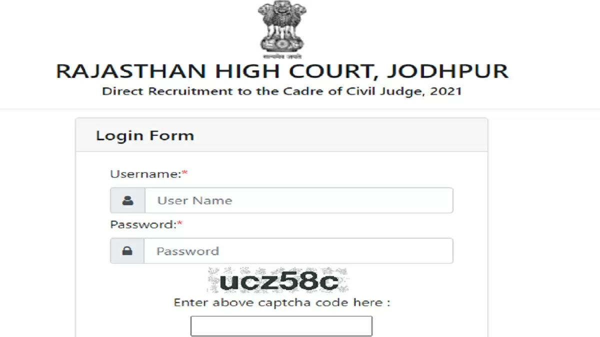 Rajasthan HC Civil Judge Mains Admit Card 2022 OUT, Download @hcraj.nic.in