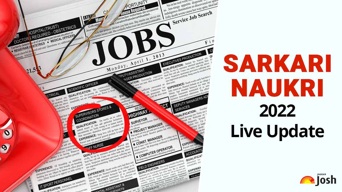 Sarkari Naukri 2022 Live Update: TRBT STSE Recruitment 2022