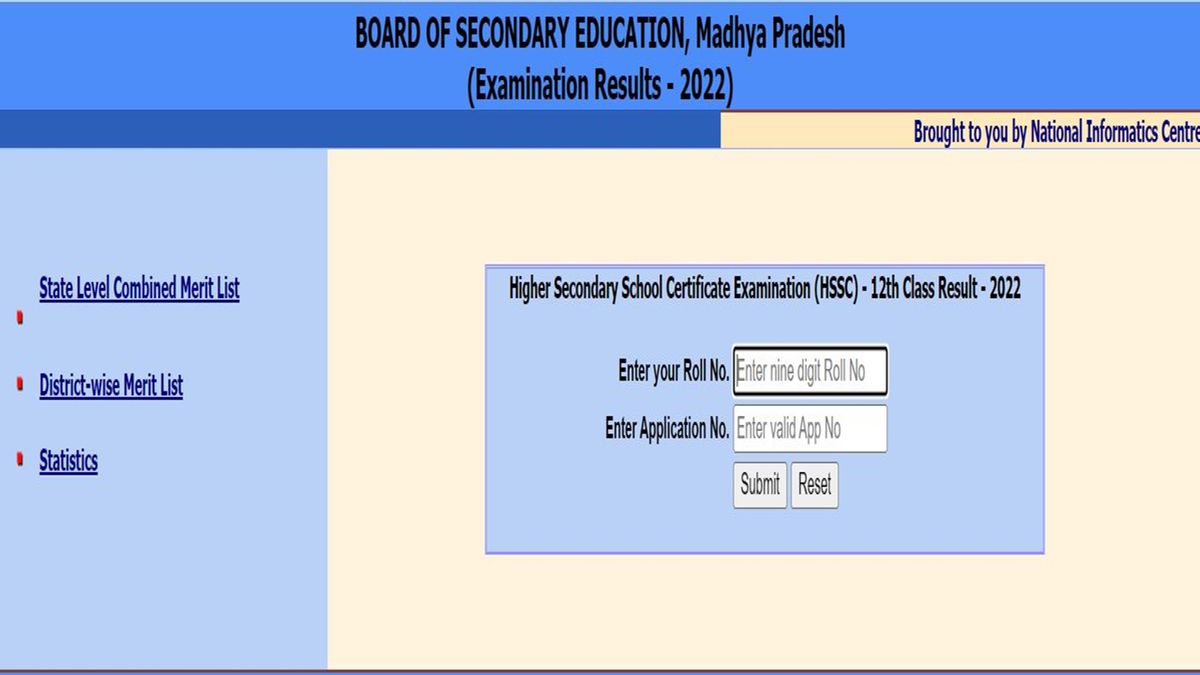 MP Board Result 2022 Class 12 MPBSE 12th Results OUT 7 3 Lakh 