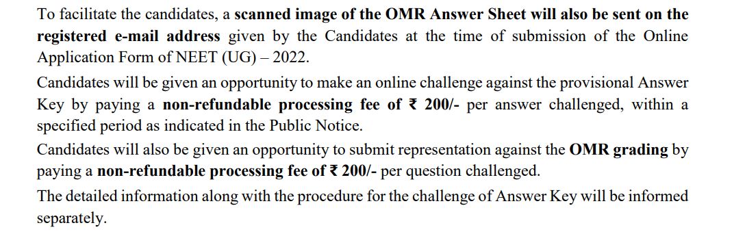 NEET Answer Key 2022 (OUT) Live: NEET UG Answer Key Released at neet ...