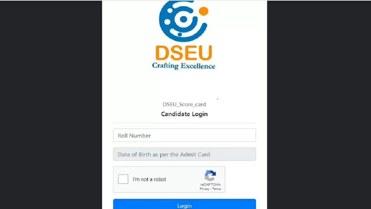 DSEU Result 2022 (Released) @dseu.ac.in: Check JA Score Card Link