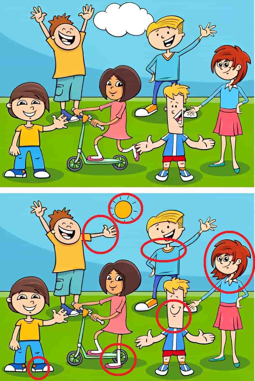 Spot The Difference: Can you spot 7 differences in 41 seconds?