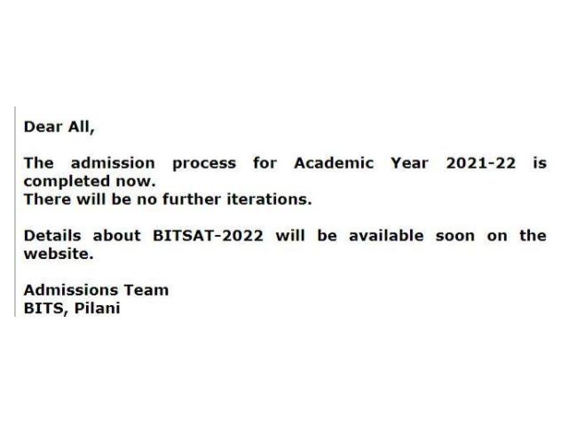 BITSAT 2022 Notification Soon: Know Exam Dates, Registration, Fees ... BITSAT 2022 Notification Soon: Know Exam Dates, Registration, Fees ...