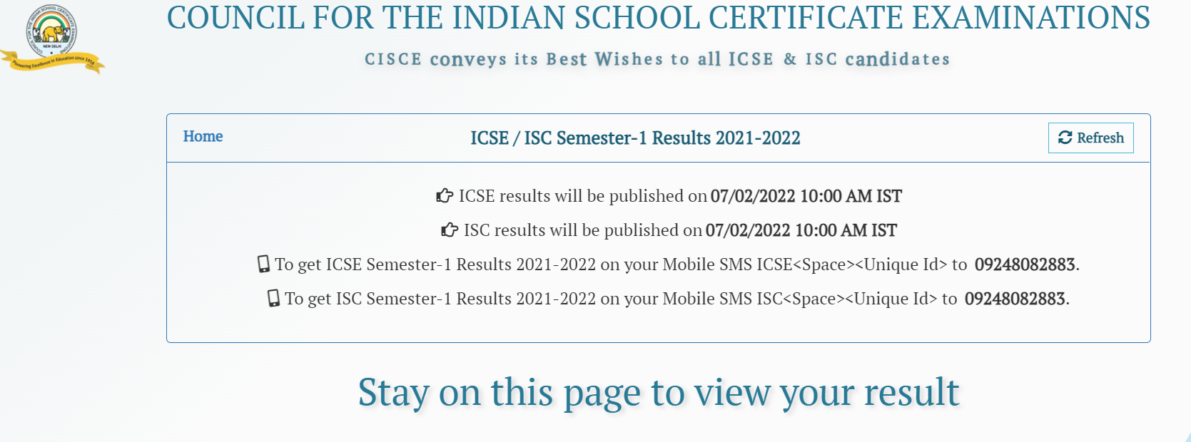 ICSE, ISC Semester 1 Result 2021-2022 (OUT) LIVE: Link, Rechecking ... ICSE, ISC Semester 1 Result 2021-2022 (OUT) LIVE: Link, Rechecking ...