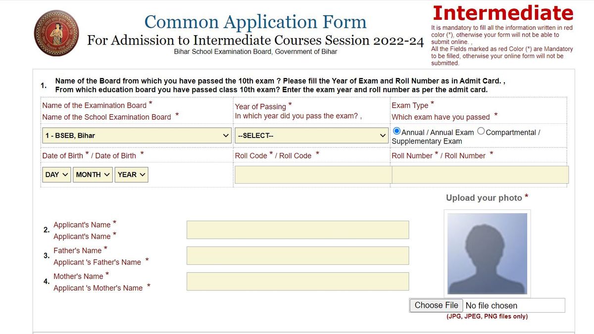 OFSS Bihar Inter Admission 2022: BSEB extends OFSS Bihar 12th Class ...