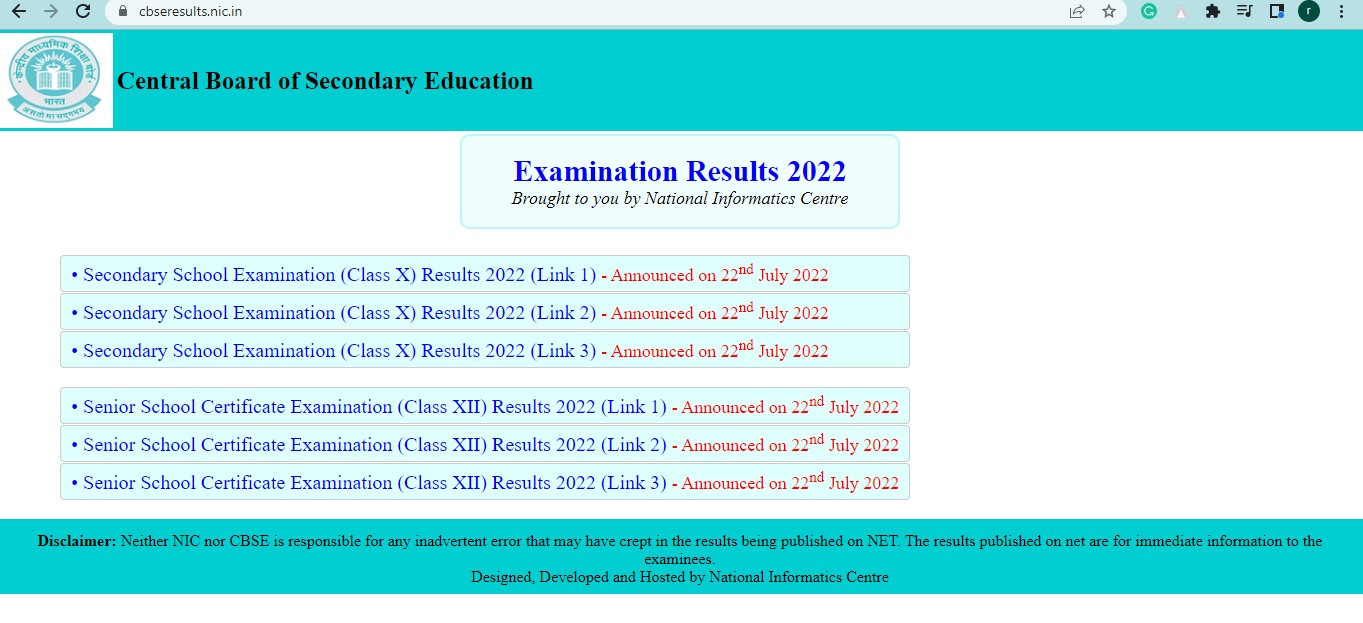 CBSE 10th Result 2022 (Declared) Live: CBSE Class 10th Result 2022 ...