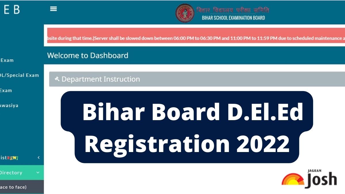 BSEB D.El.Ed 2022: Bihar Board Extended D.El.Ed Registration Deadline ...
