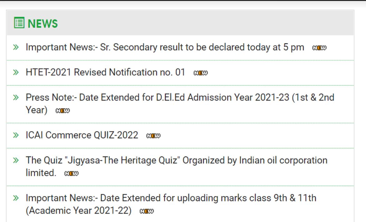 Hbse 12th Result 2022 Released Get List Of Websites To Check Haryana