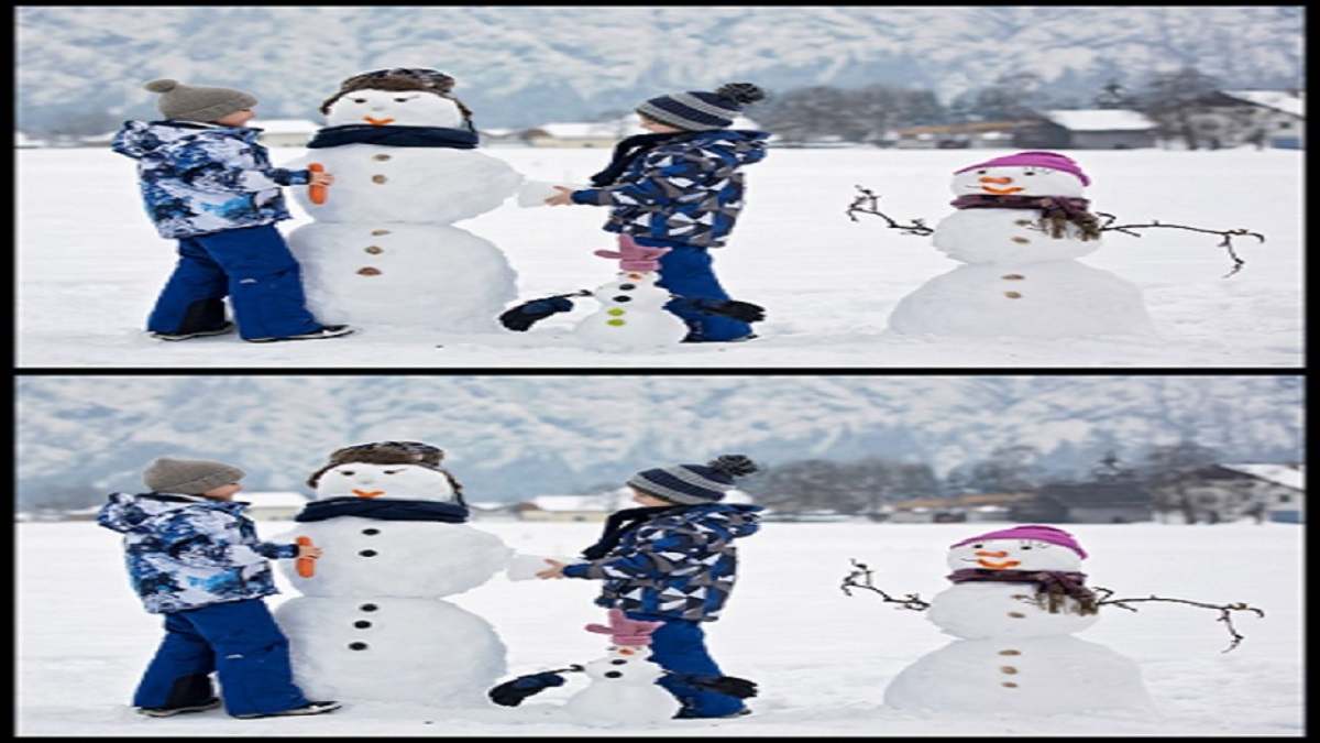 Can You Spot 5 Differences Between These Two Pictures In A Minute 