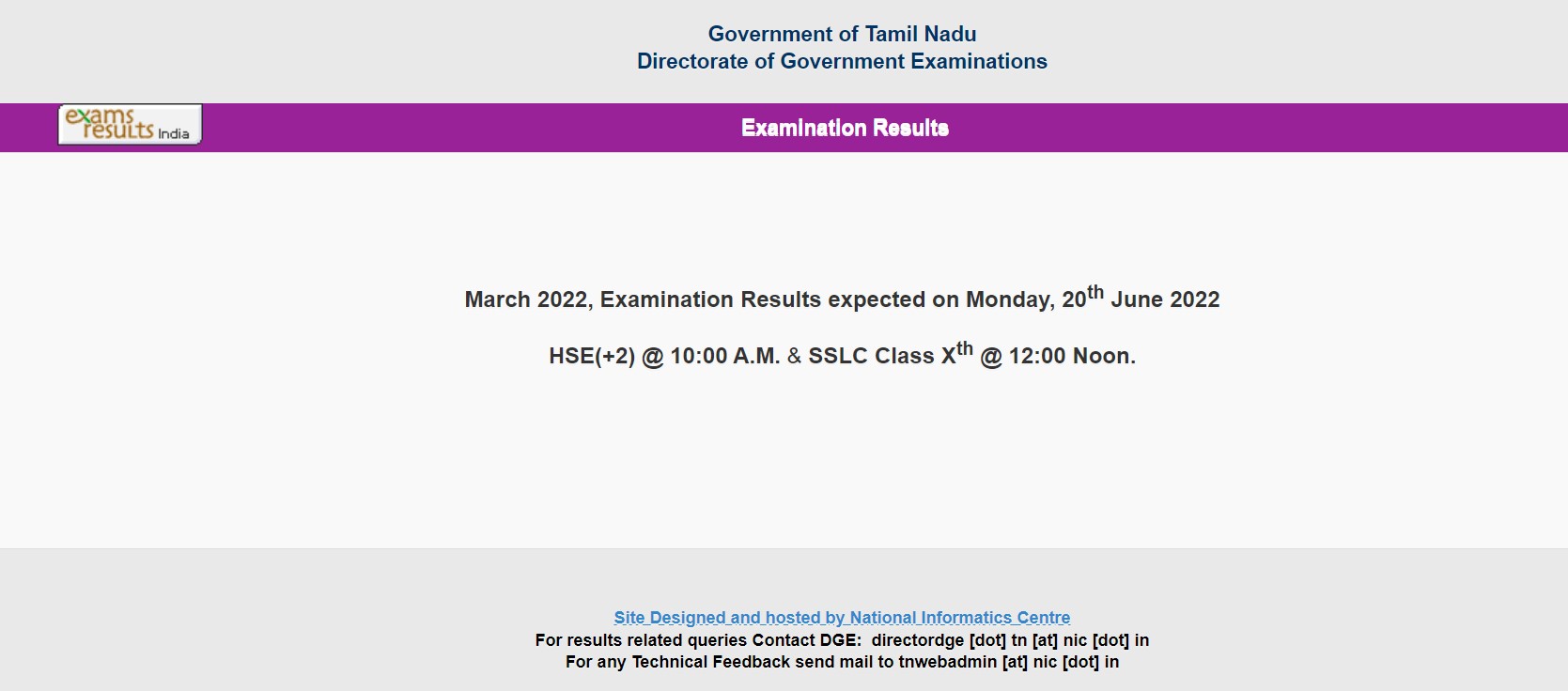 TN Board Results 2022 (Llink Activated) Live: Tamil Nadu Board 10th ...