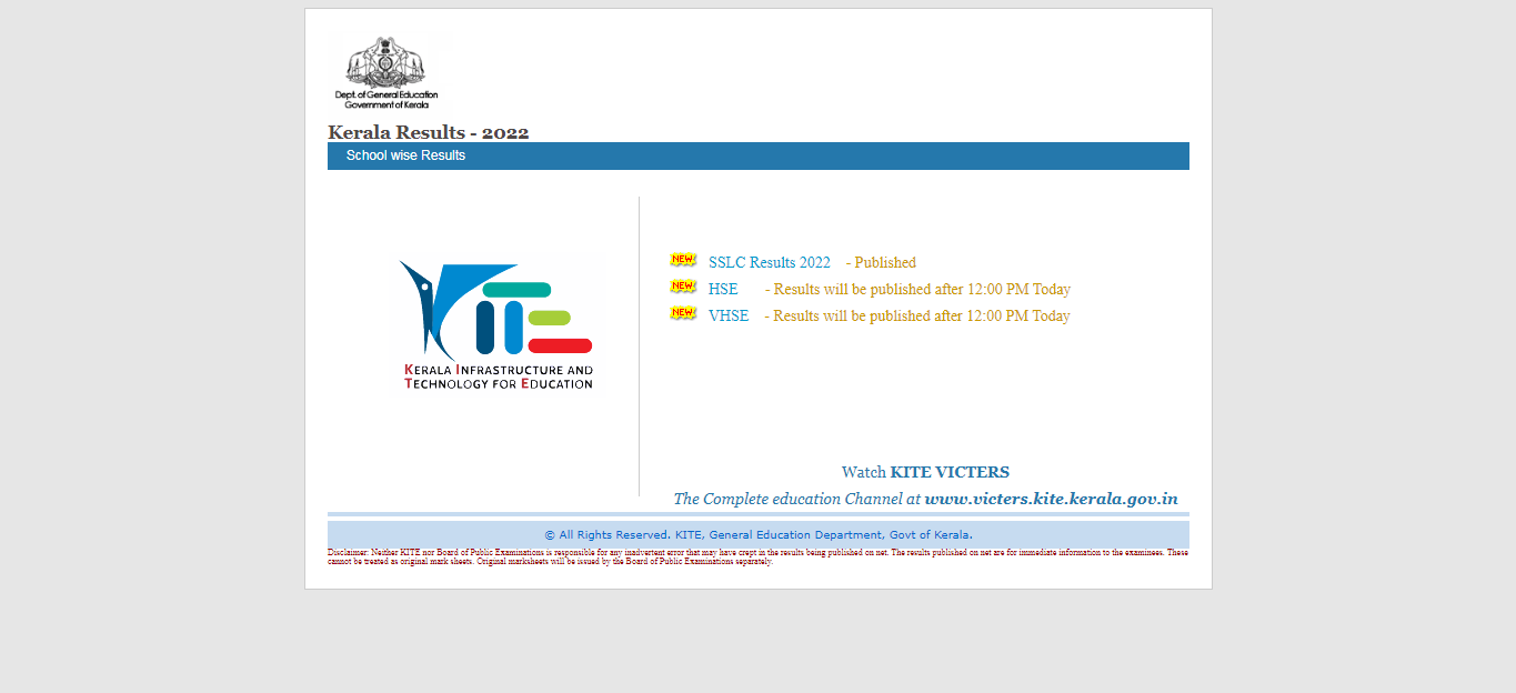 Kerala Plus 2 Result 2022 (Link Active) Live: DHSE Kerala Class 12th ...