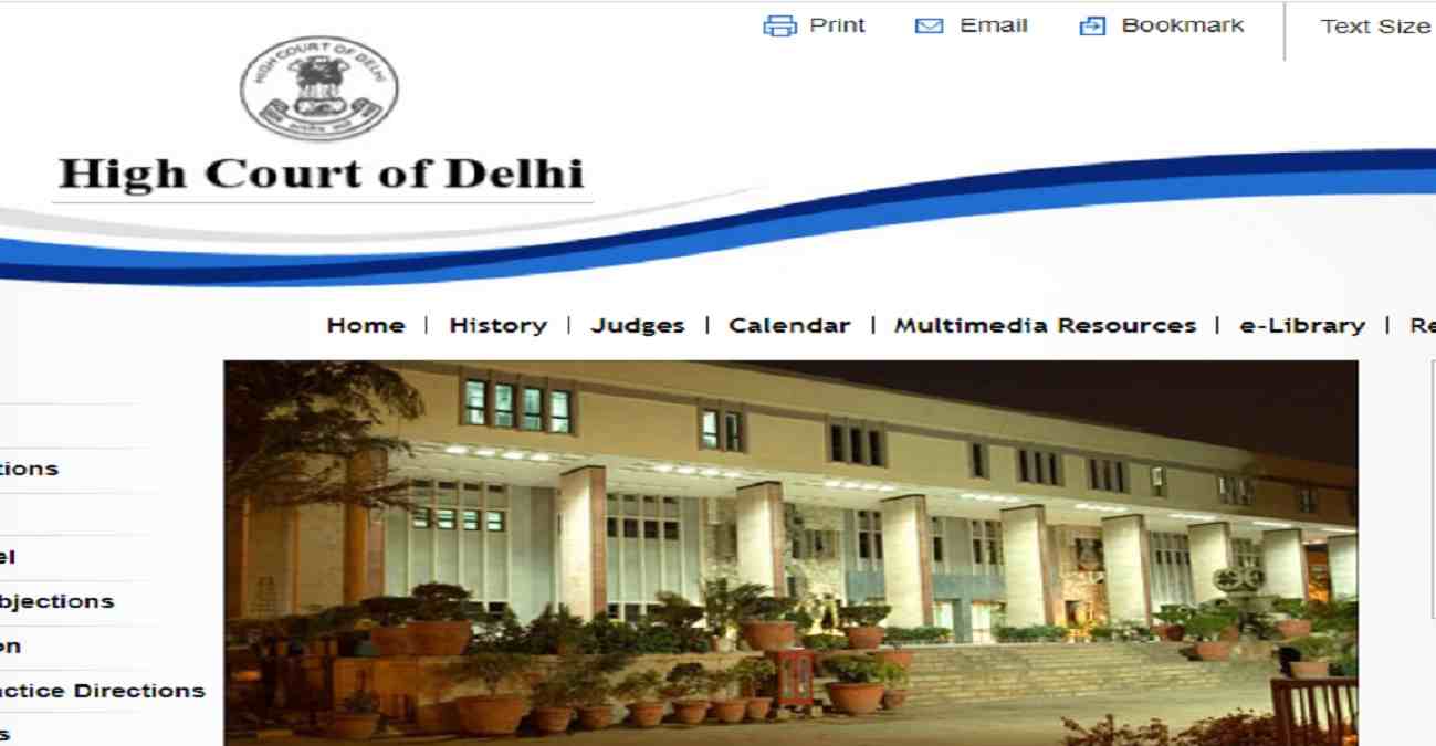 Delhi High Court Interview Admit Card 2020 (Out) for Judicial Assistant ...
