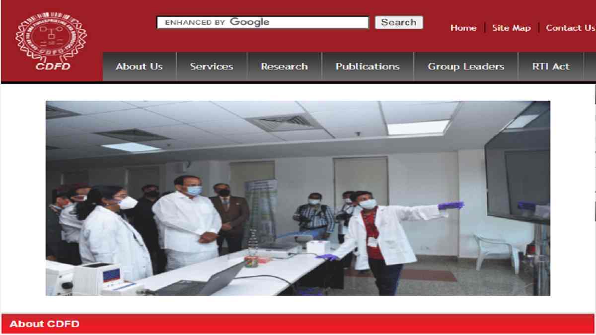 CDFD Recruitment 2022 Notification Out for Technical Associate and ...