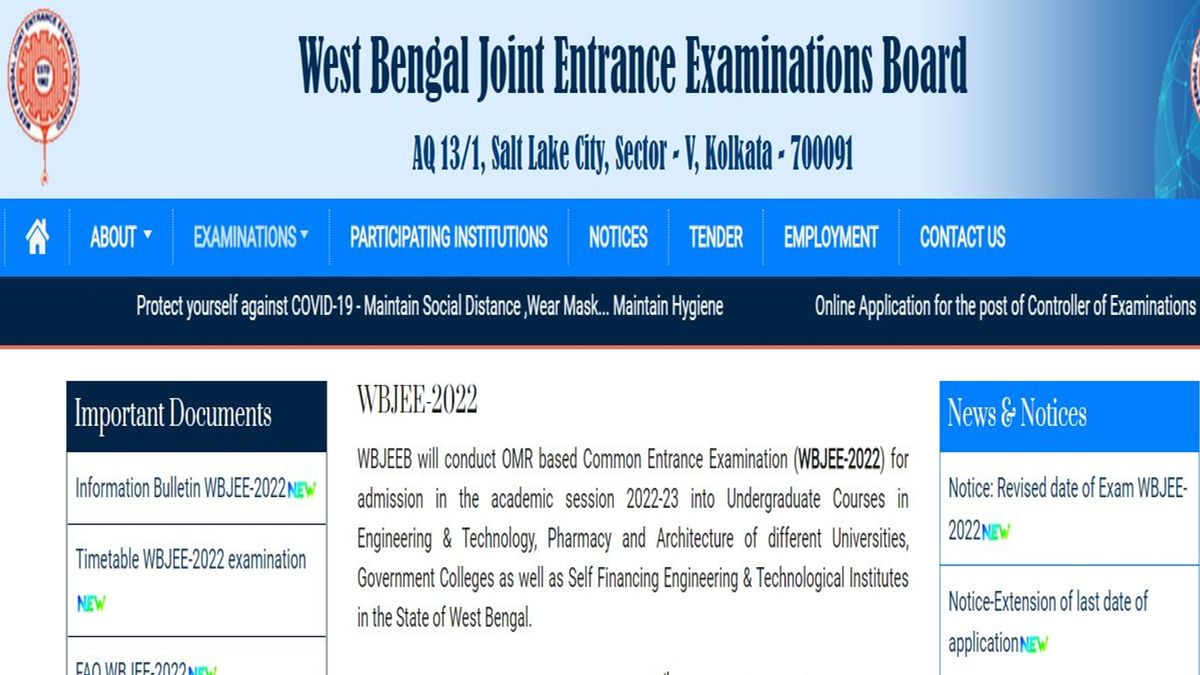 WBJEE Admit Card 2022 Release Date (OUT): When, Where and How to ...