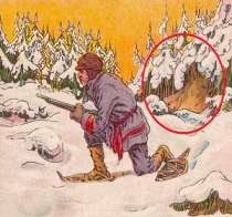 Optical Illusion: Can you Find the hidden bear in the snow-covered forest?