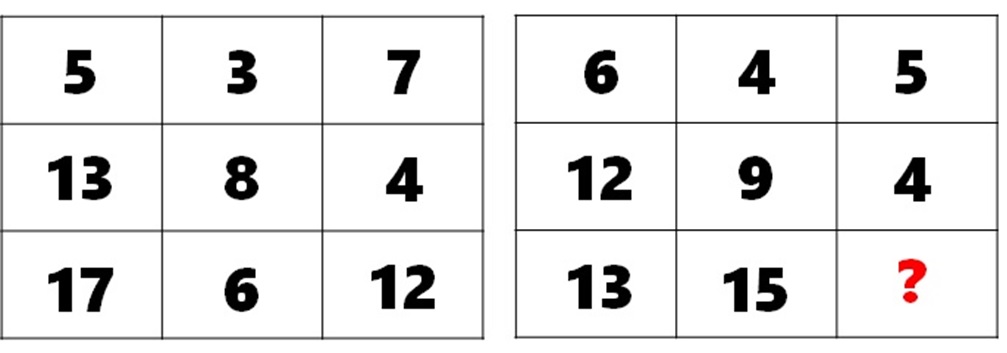 Math Riddles Can You Solve These 3x3 Magic Squares In 30 Seconds 