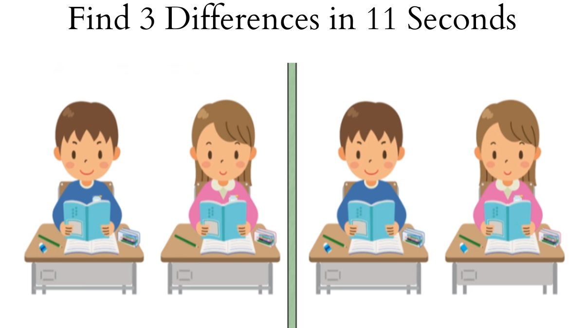 Spot The Difference Can You Spot All 3 Differences In 11 Seconds 