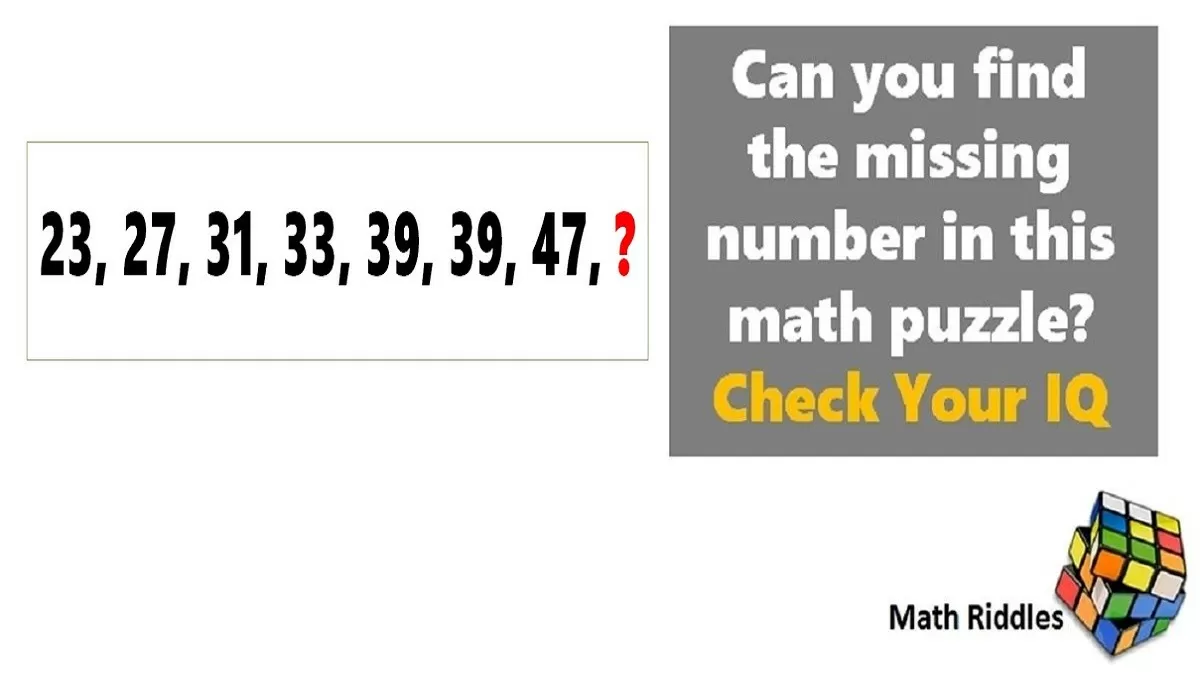 Math Riddles: Missing Numbers Series Puzzle for Genius Math Riddles: Missing Numbers Series Puzzle for Genius