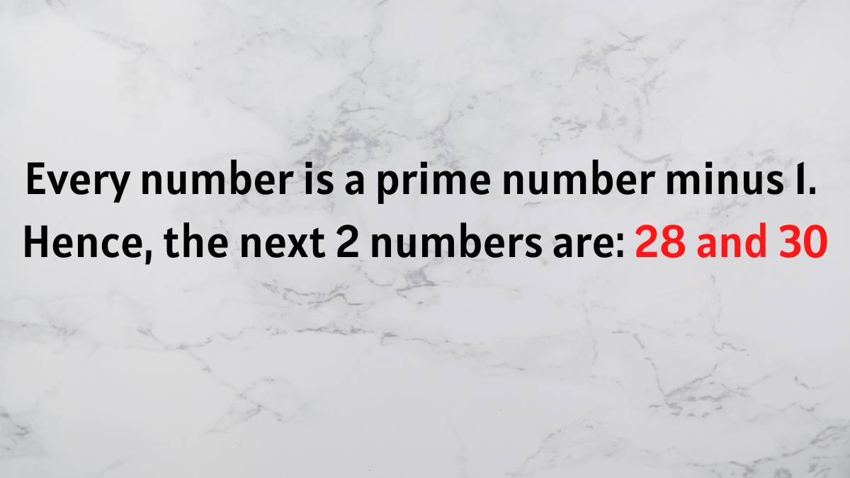 Math Riddle: Can You Solve This Reasoning Series?