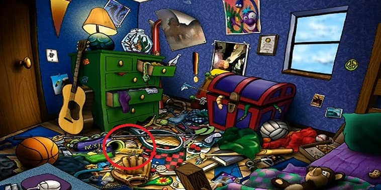 Seek and Find Puzzle: Can you find a car in the room in 6 seconds?