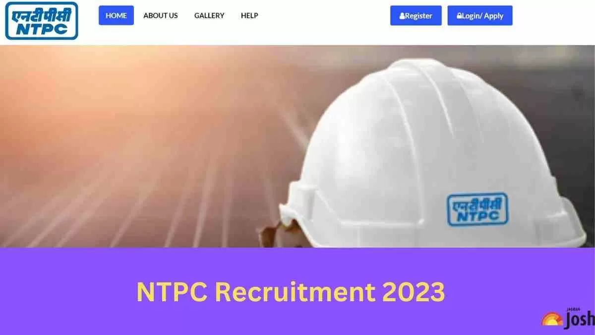Ntpc Recruitment 2023 Notification For 152 Mining Overman And Other