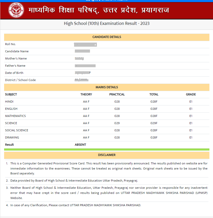 UP Board Result 2023 LIVE Updates: UPMSP 10th Result Announced at ...