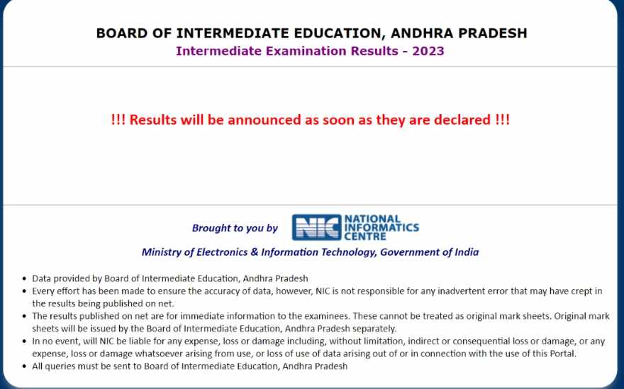 BIEAP Manabadi Inter Results 2023 Announced: Check AP Inter 1st, 2nd Year result at results.bie ...