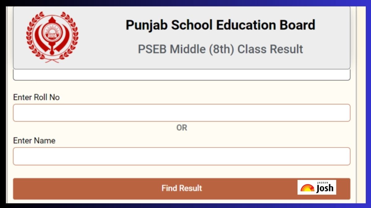 PSEB 8th Class Result 2023 8 