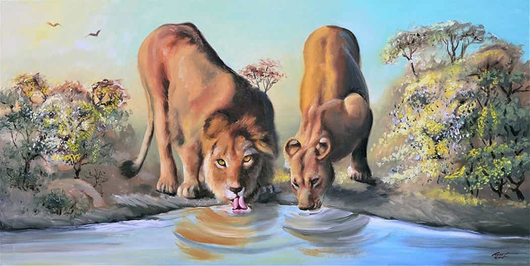 Optical Illusion: Only 2 out of 10 people can spot the hidden lions in ...