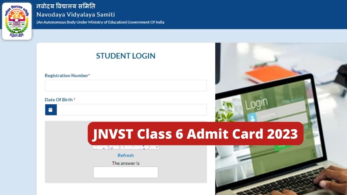 JNVST Class 6 Admit Card 2023 Released, Download NVS Hall Ticket at navodaya.gov.in | Education ...