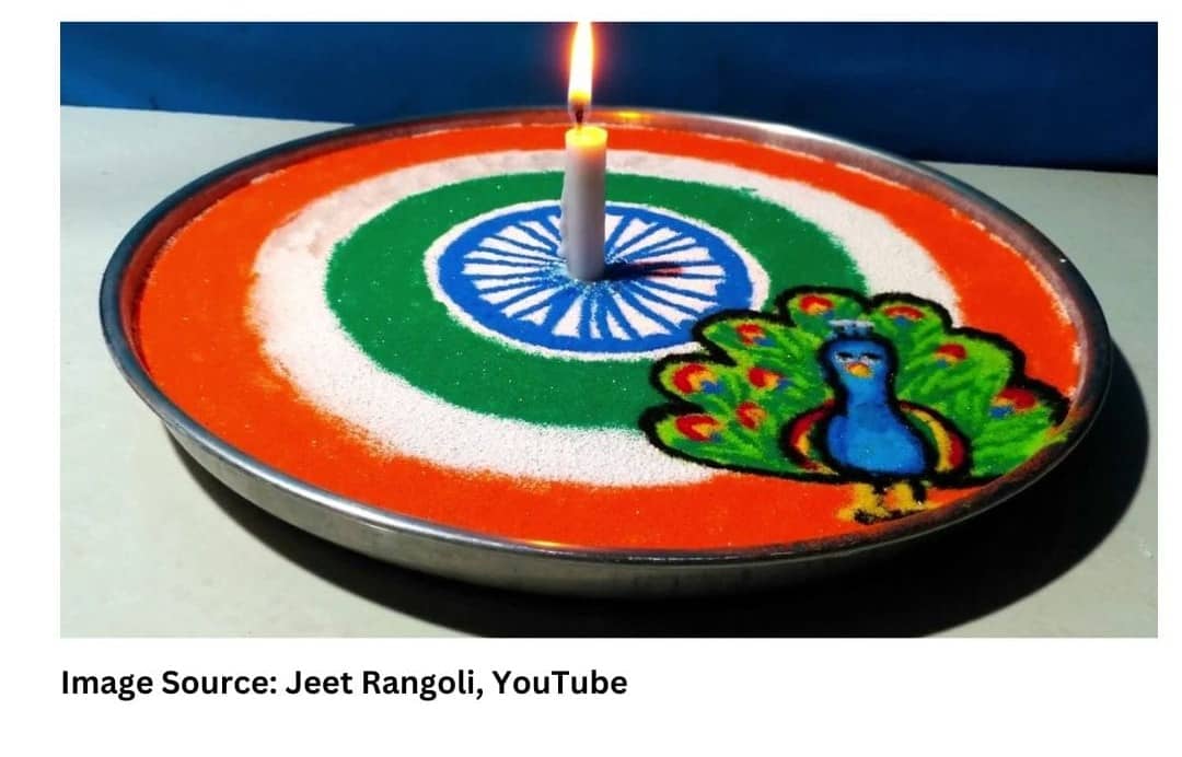 Independence Day 2023 Rangoli Design and Craft Making for 15 August