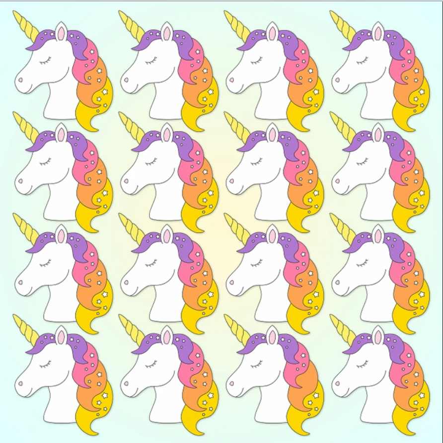 Brain Teaser Challenge: Can you spot the odd unicorn in the picture in ...