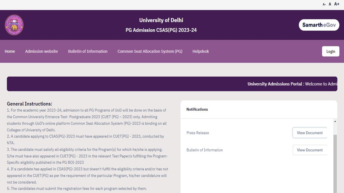 DU PG 2nd Merit List 2023 Today, Know How to Check Seat Allocation ... DU PG 2nd Merit List 2023 Today, Know How to Check Seat Allocation ...