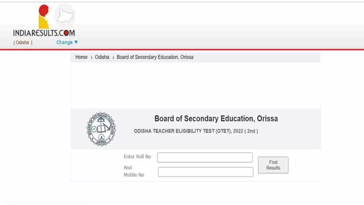 OTET Result 2023 OUT: Download Paper 1 and Paper 2 Marks, Final Answer ...