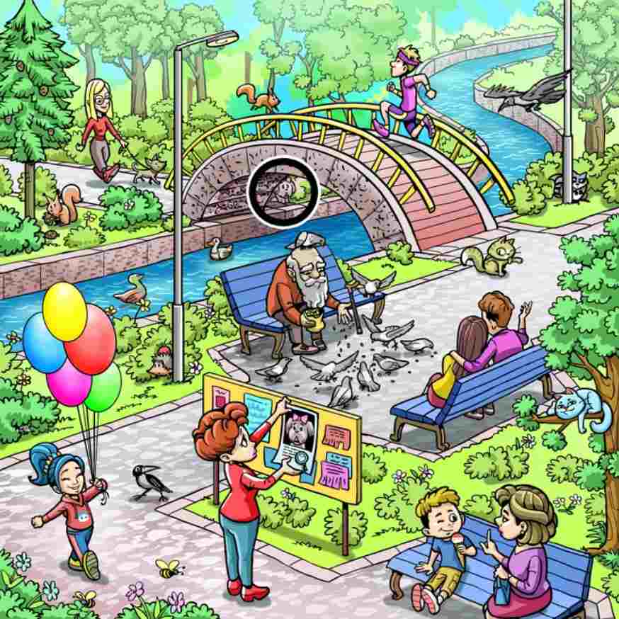 You need to have extra-sharp eyes to find the lost dog at the park in 7 ...