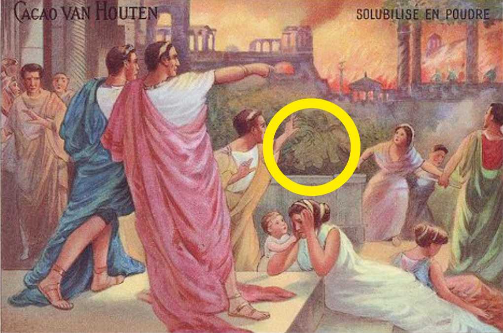Only the most attentive eyes can spot Nero Caesar in the ancient Rome ...