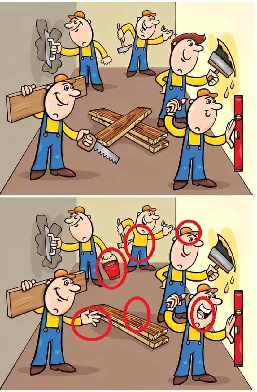 Spot The Difference: Can you spot 6 differences between the two images ...