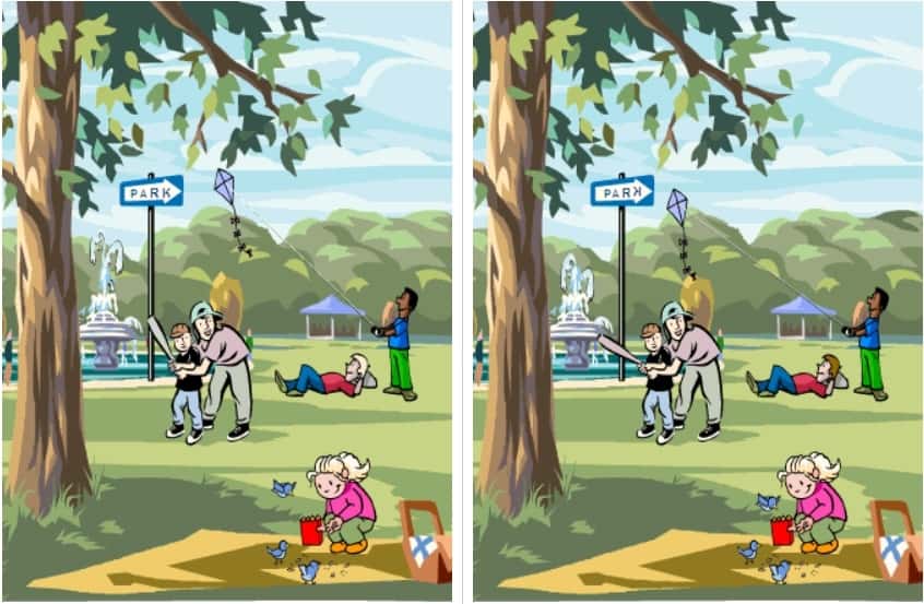 Spot The Difference: Can you spot 10 differences between the two images ...