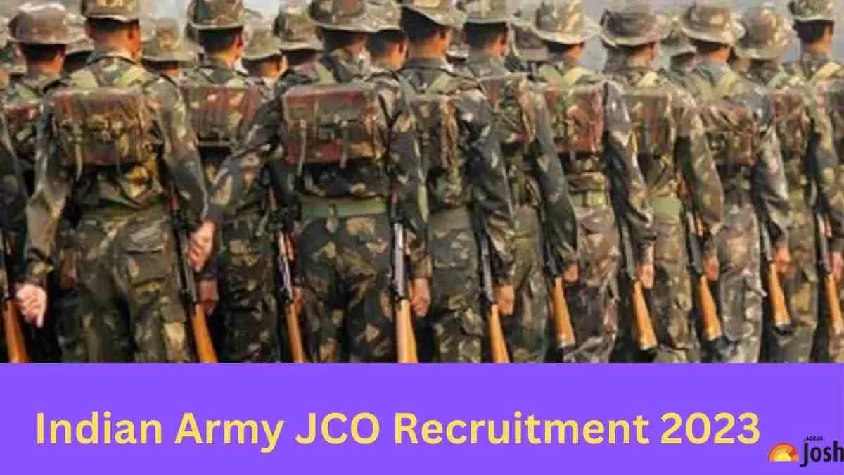 Indian Army JCO Recruitment 2023: 128 Posts, Apply Online, Check Direct ...