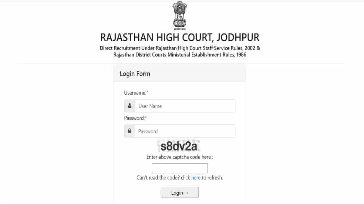 Rajasthan High Court Admit Card 2023 For LDC, Jr Assistant and Clerk: Download at hcraj.nic.in